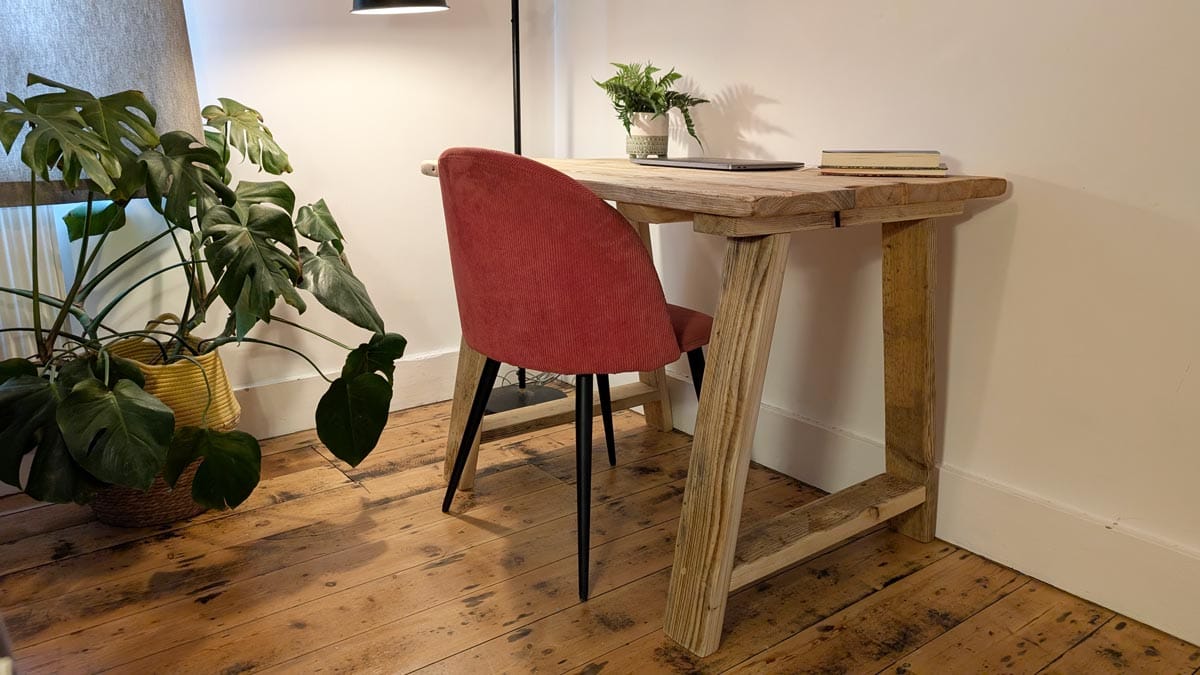 Farmhouse Rustic Desk | Home Office Reclaimed Wood Desks - Project Reclaim