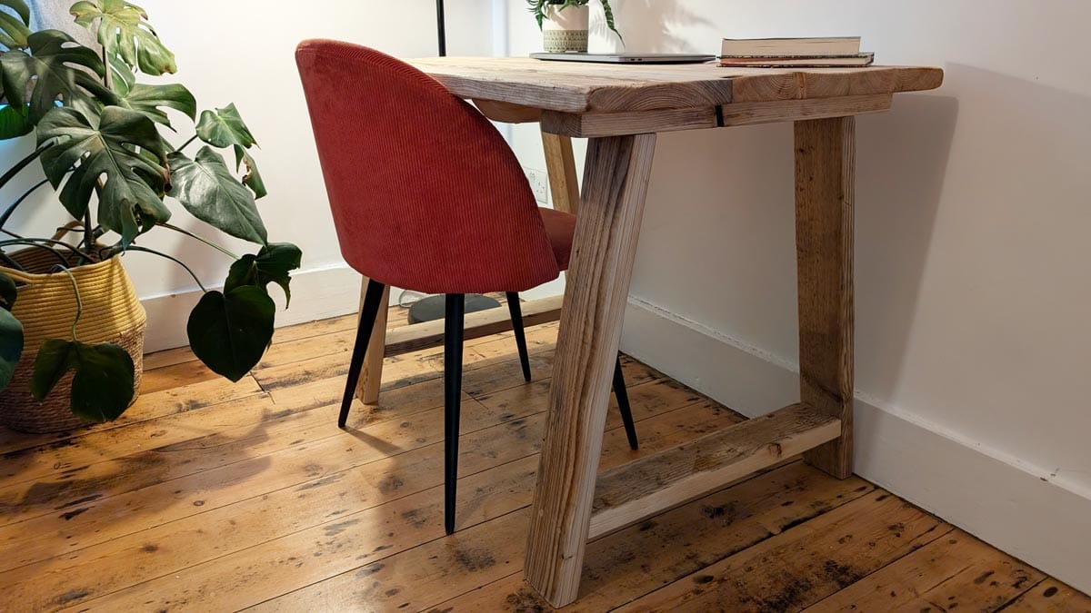 Farmhouse Rustic Desk | Home Office Reclaimed Wood Desks - Project Reclaim