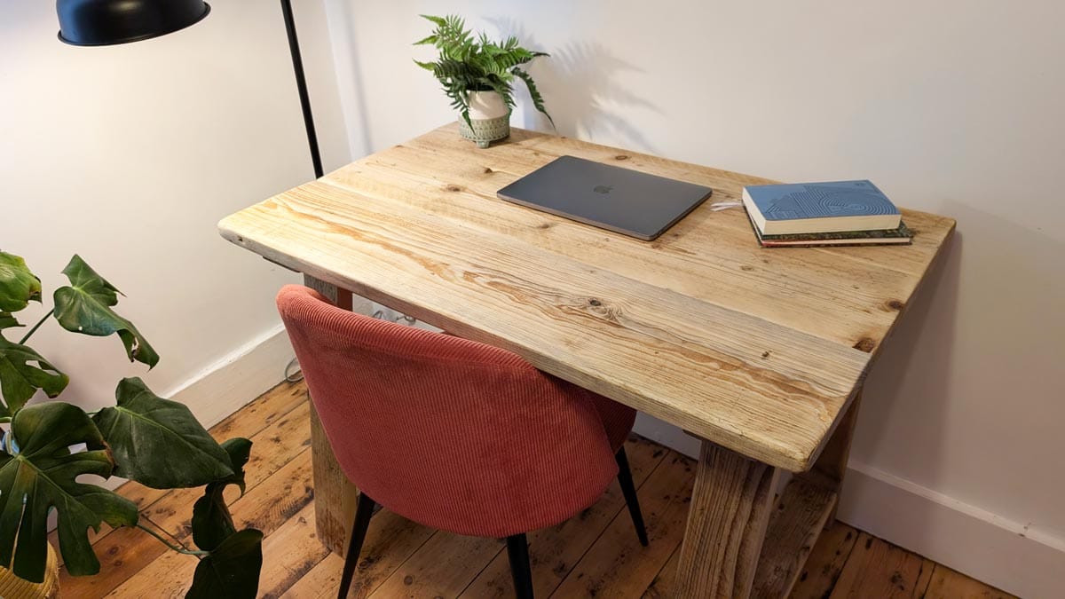 Farmhouse Rustic Desk | Home Office Reclaimed Wood Desks - Project Reclaim
