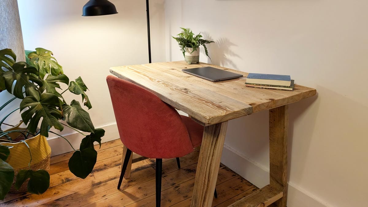 Farmhouse Rustic Desk | Home Office Reclaimed Wood Desks - Project Reclaim