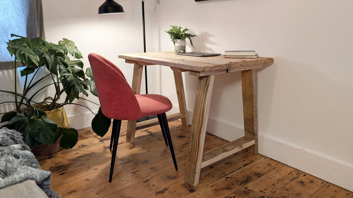 Farmhouse Rustic Desk | Home Office Reclaimed Wood Desks - Project Reclaim