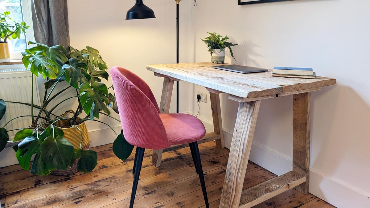 Farmhouse Rustic Desk | Home Office Reclaimed Wood Desks - Project Reclaim