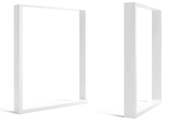 Reclaimed Wood Dining Table - Square Frame - Project Reclaim