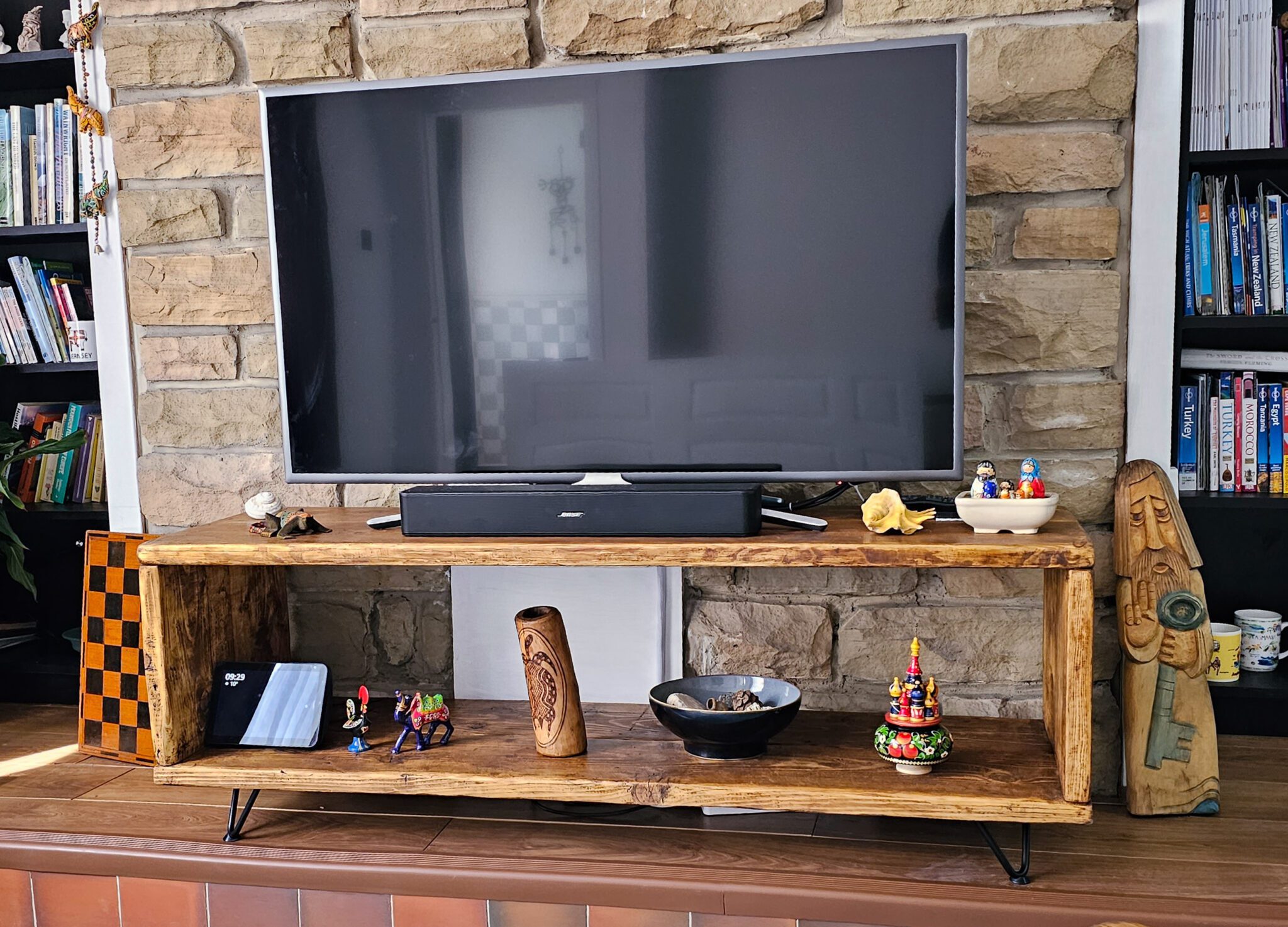Transform Your Living Room with a Rustic TV Stand - Project Reclaim